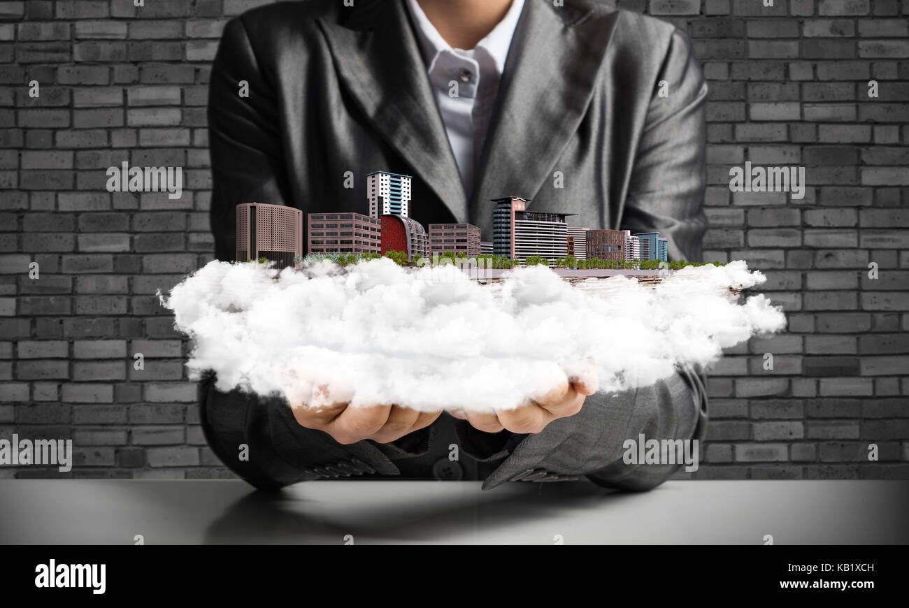 Concept of modern urban development Stock Photo - Alamy