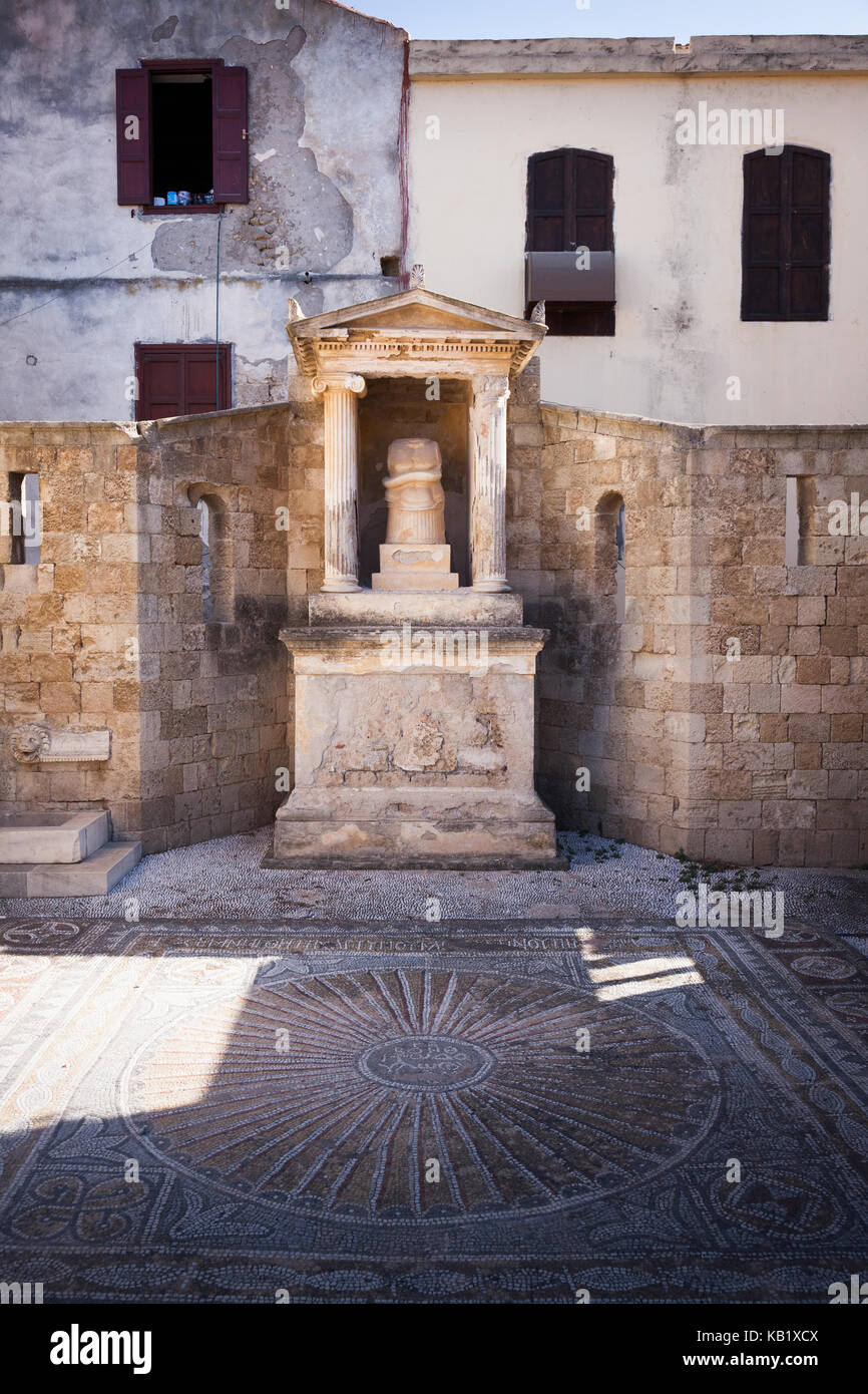 The Archaeological Museum of Rhodes Stock Photo - Alamy