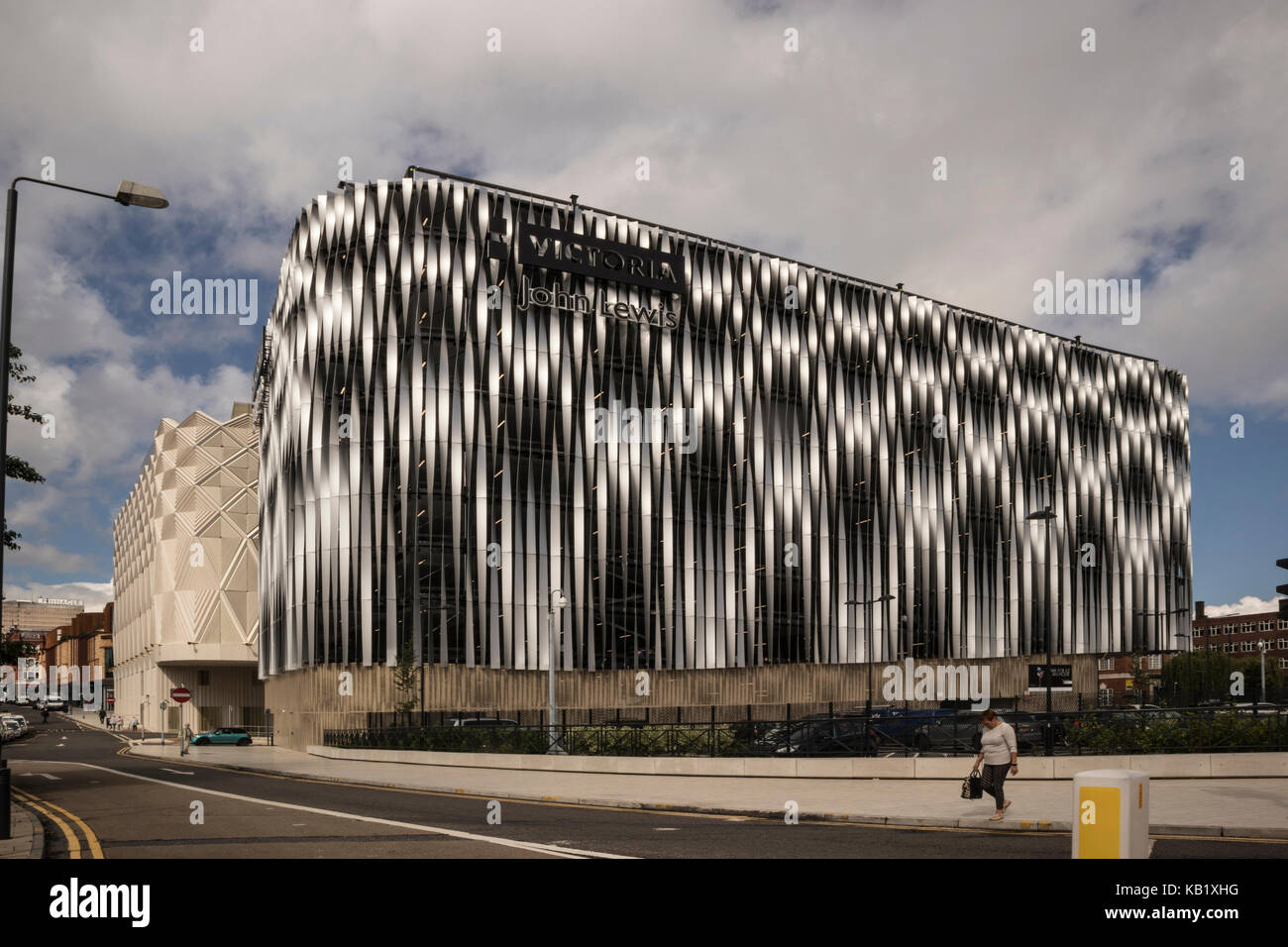 Exterior of The Victoria Gate Retail Mall in Leeds, opened in 2017. The ...