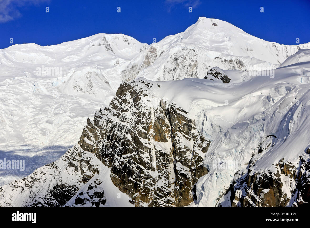 North America, the USA, Alaska, the central south, Wrangell Mountains ...