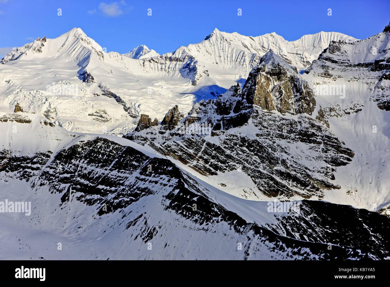 North America, the USA, Alaska, the central south, Wrangell Mountains ...