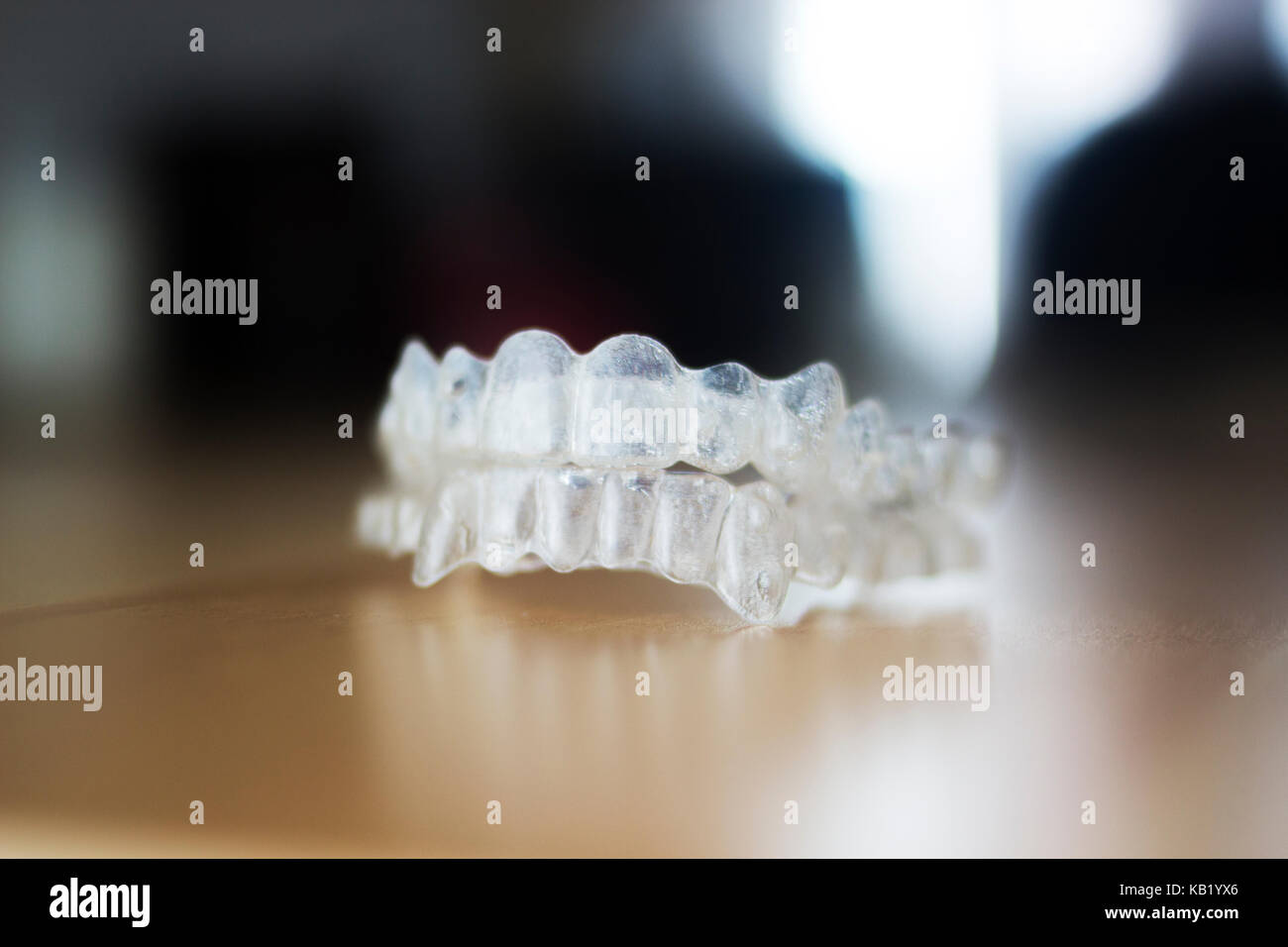 Invisible teeth dental tooth retainer aligner to straighten each tooth ...