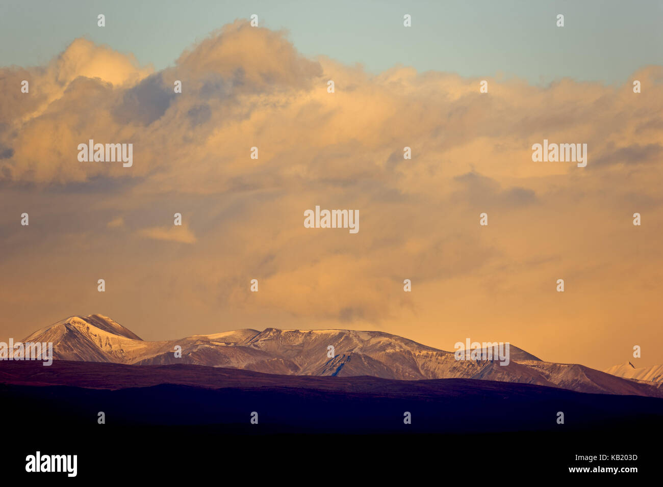 North America, the USA, Alaska, the central south, Wrangell Mountains ...