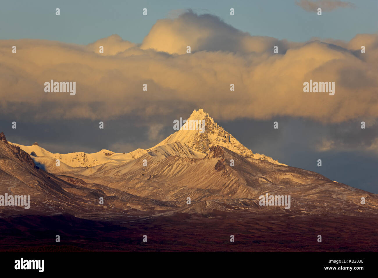 North America, the USA, Alaska, the central south, Wrangell Mountains ...