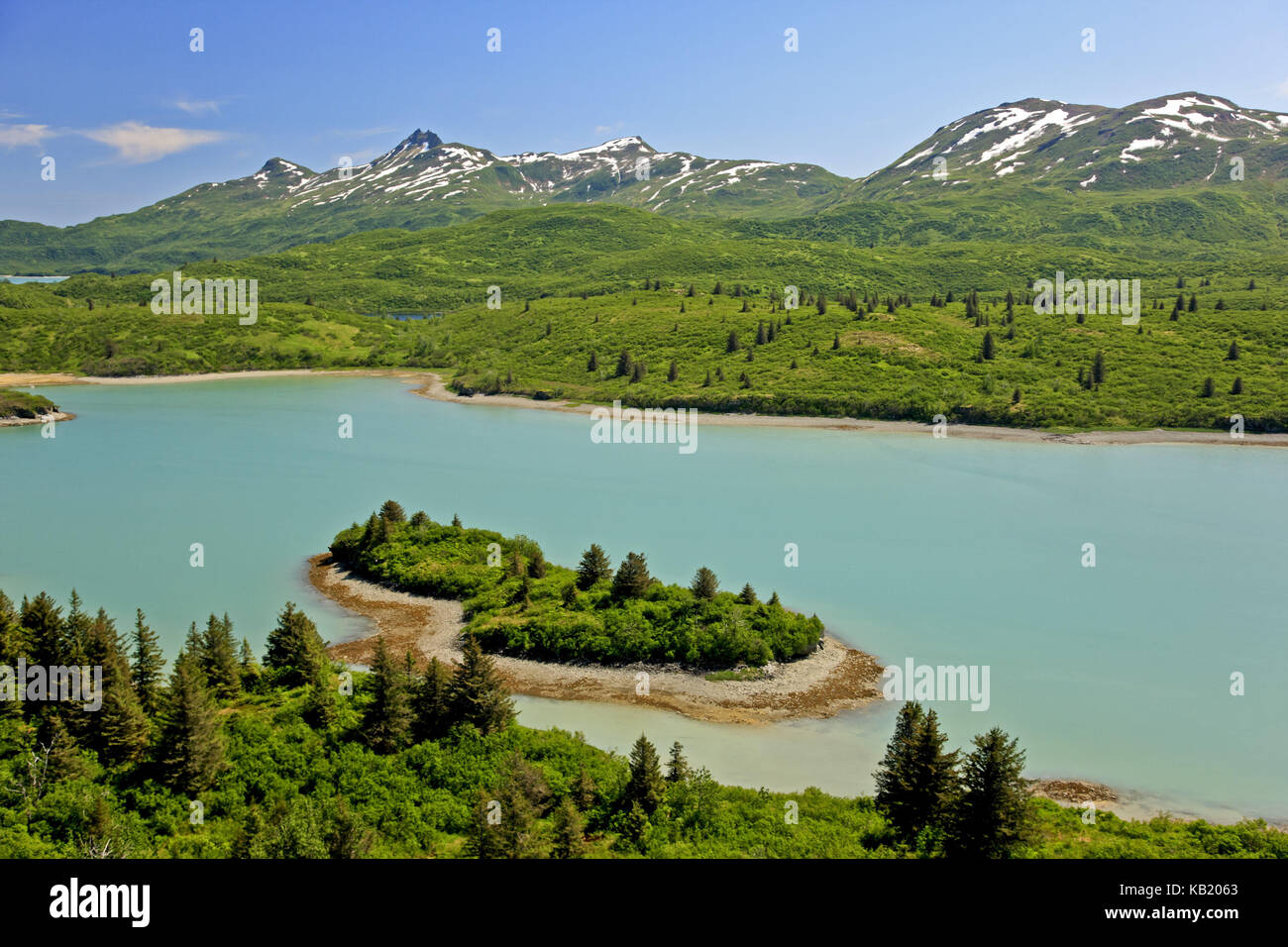 North America, the USA, Alaska, Katmai national park, Kukak Bay ...