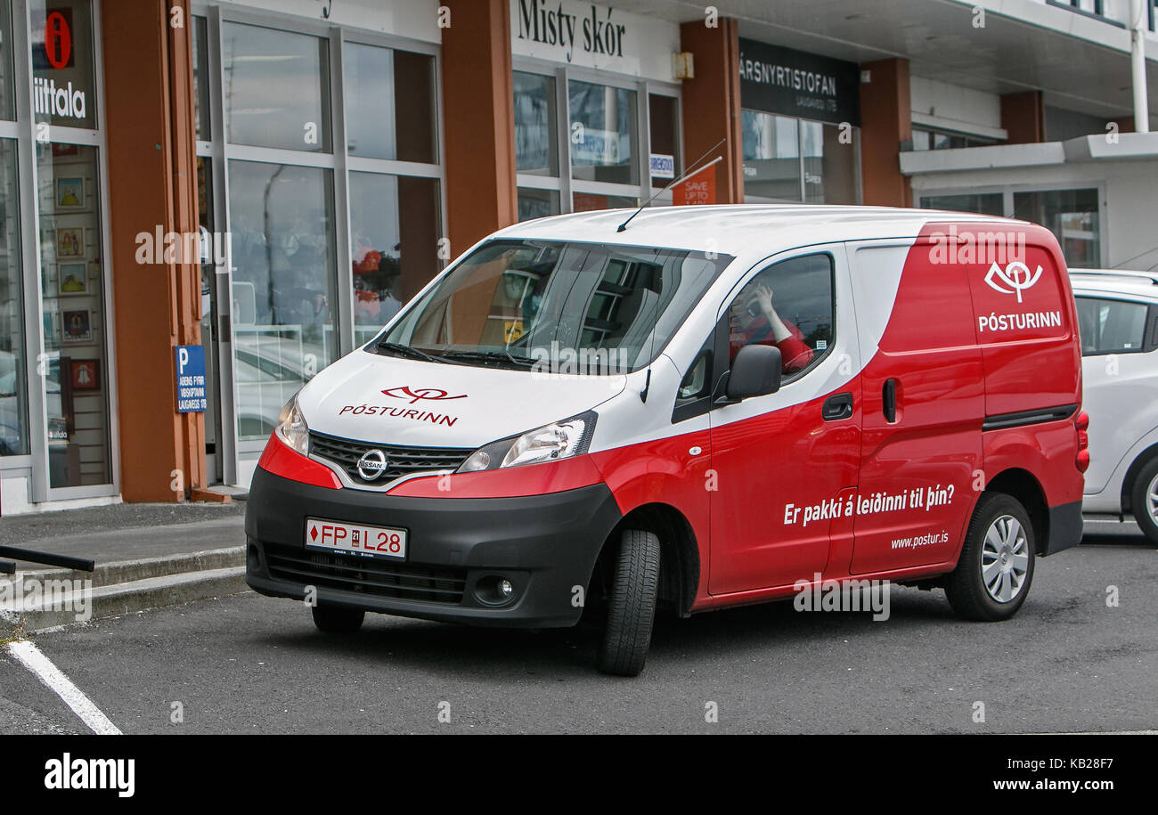 Iceland delivery van hi-res stock photography and images - Alamy