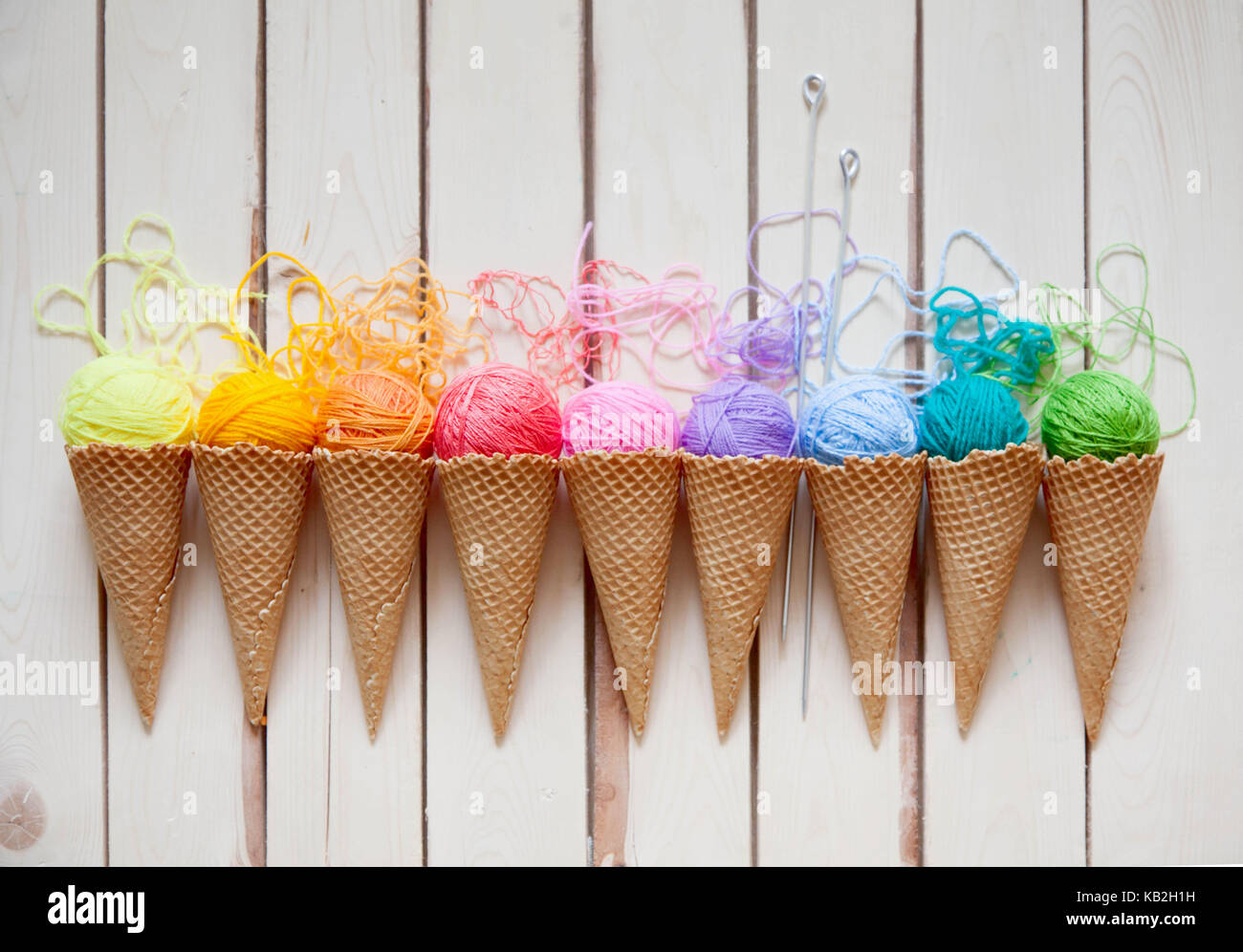 Cotton Yarn Cone Clipart