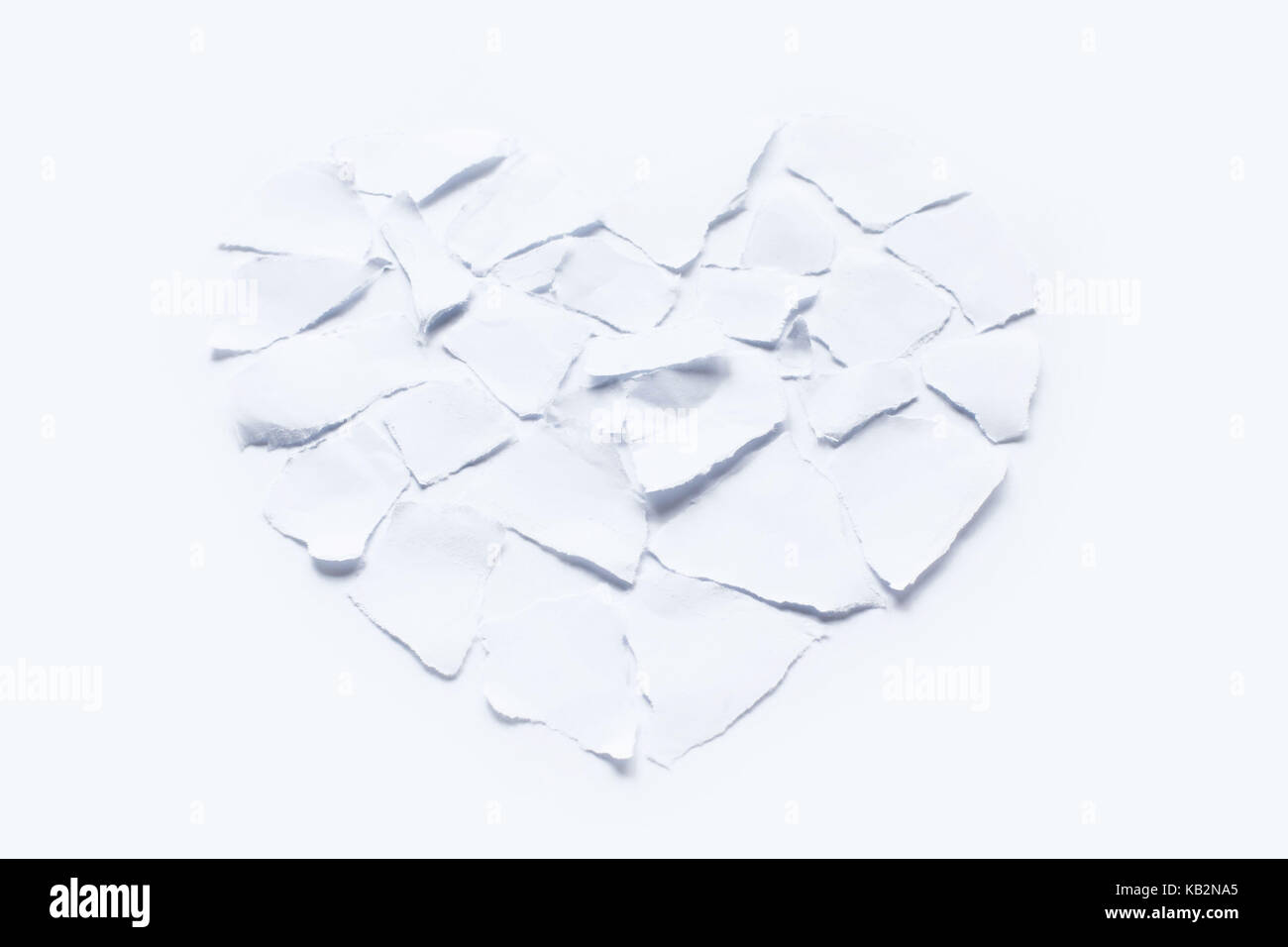 Broken heart breakup concept separation and divorce icon. White ...