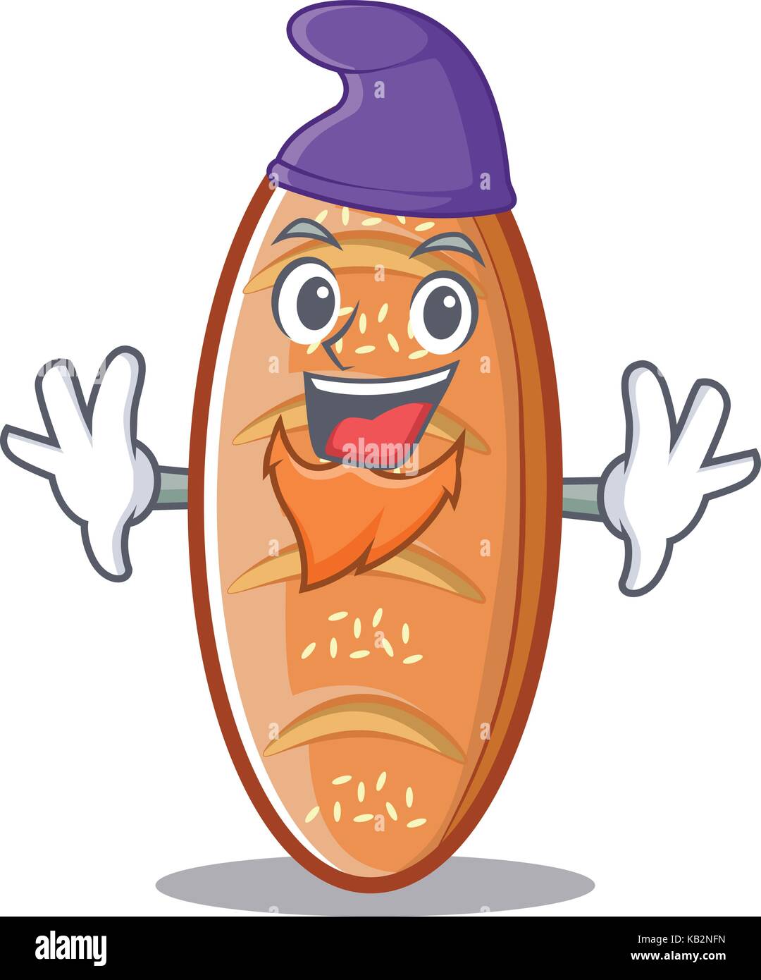 Elf baked bread character cartoon Stock Vector Image & Art - Alamy