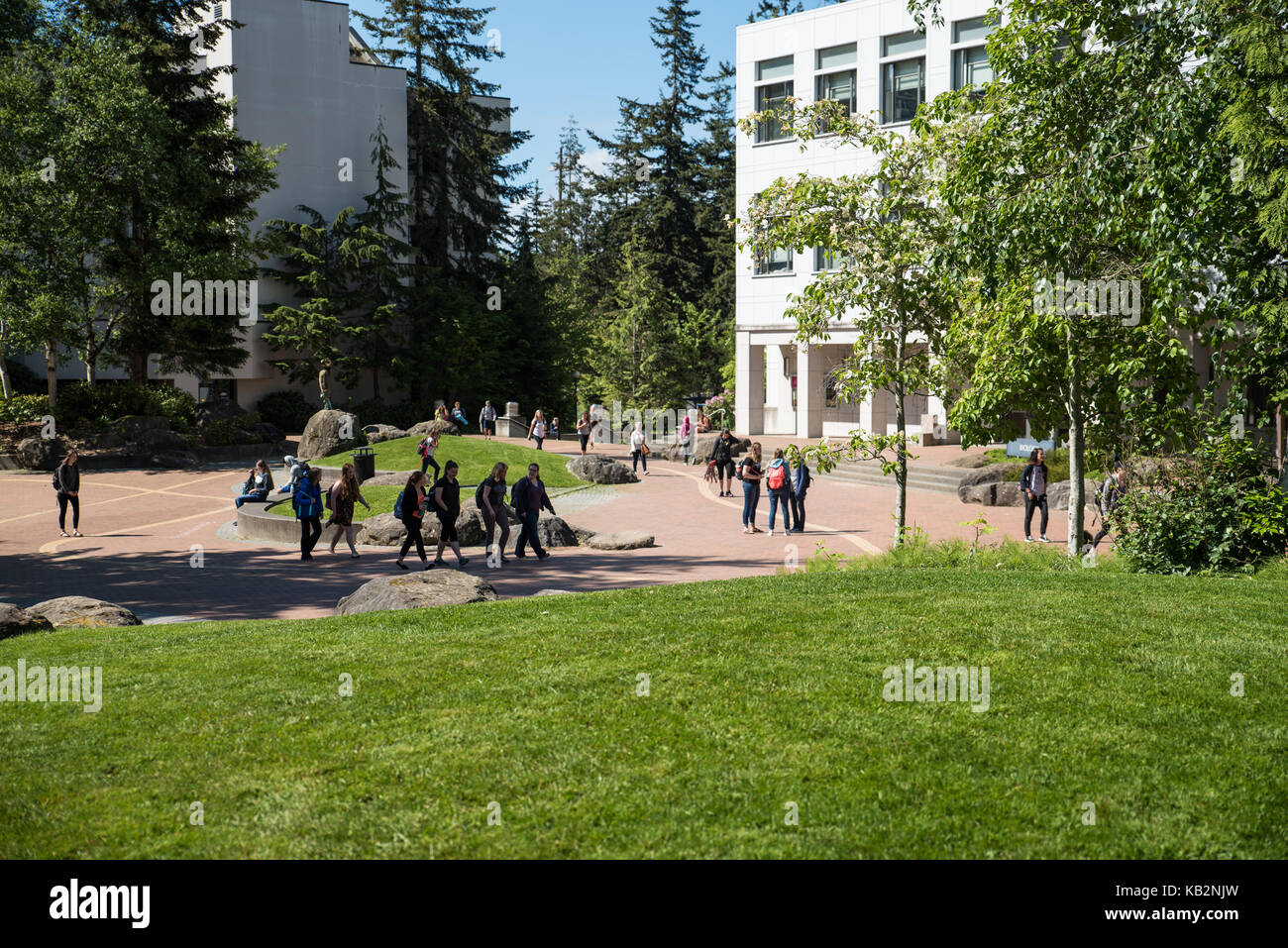 WWU Biology Building Stock Photo - Alamy