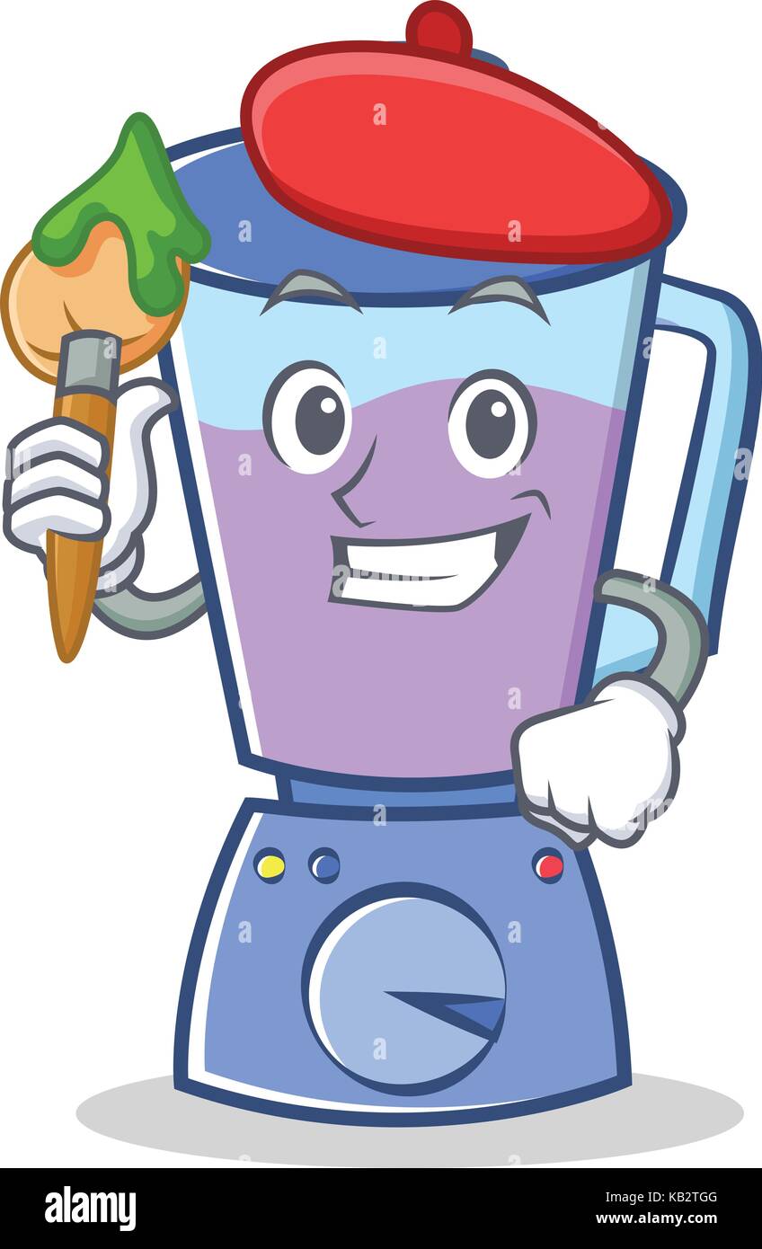 Artist blender character cartoon style Stock Vector Image & Art - Alamy