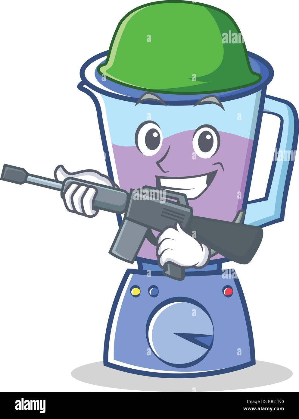 Army blender character cartoon style Stock Vector Image & Art - Alamy