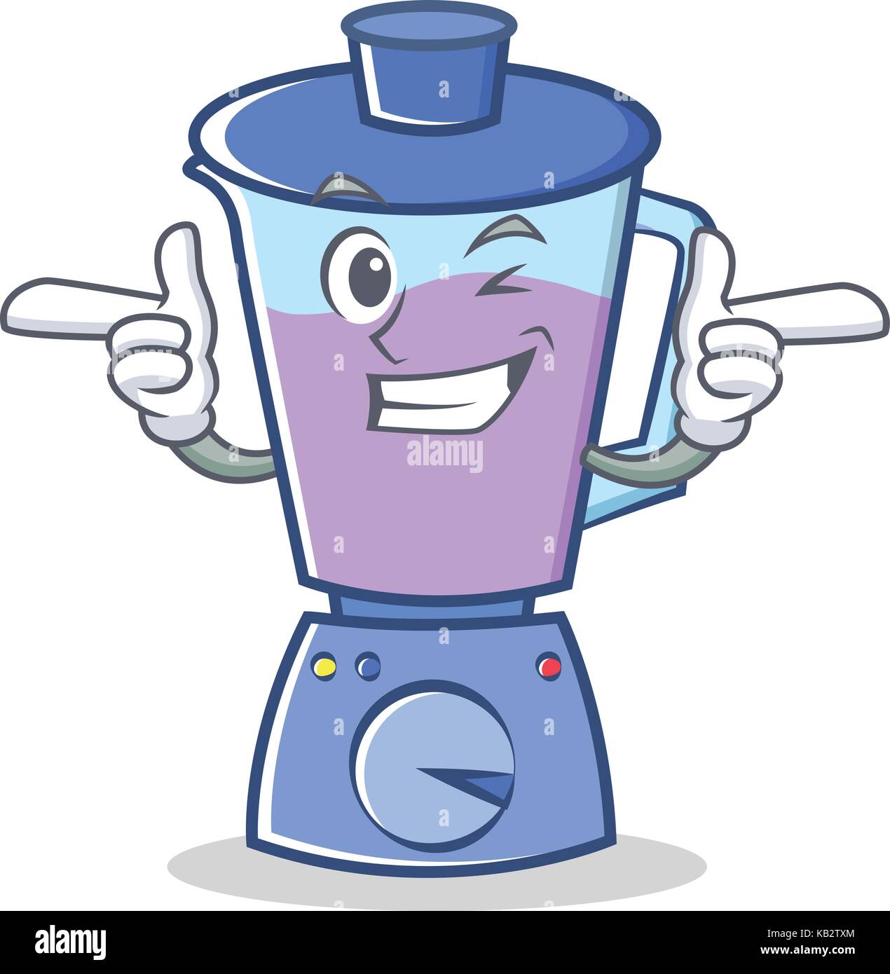 Wink blender character cartoon style Stock Vector Image & Art - Alamy