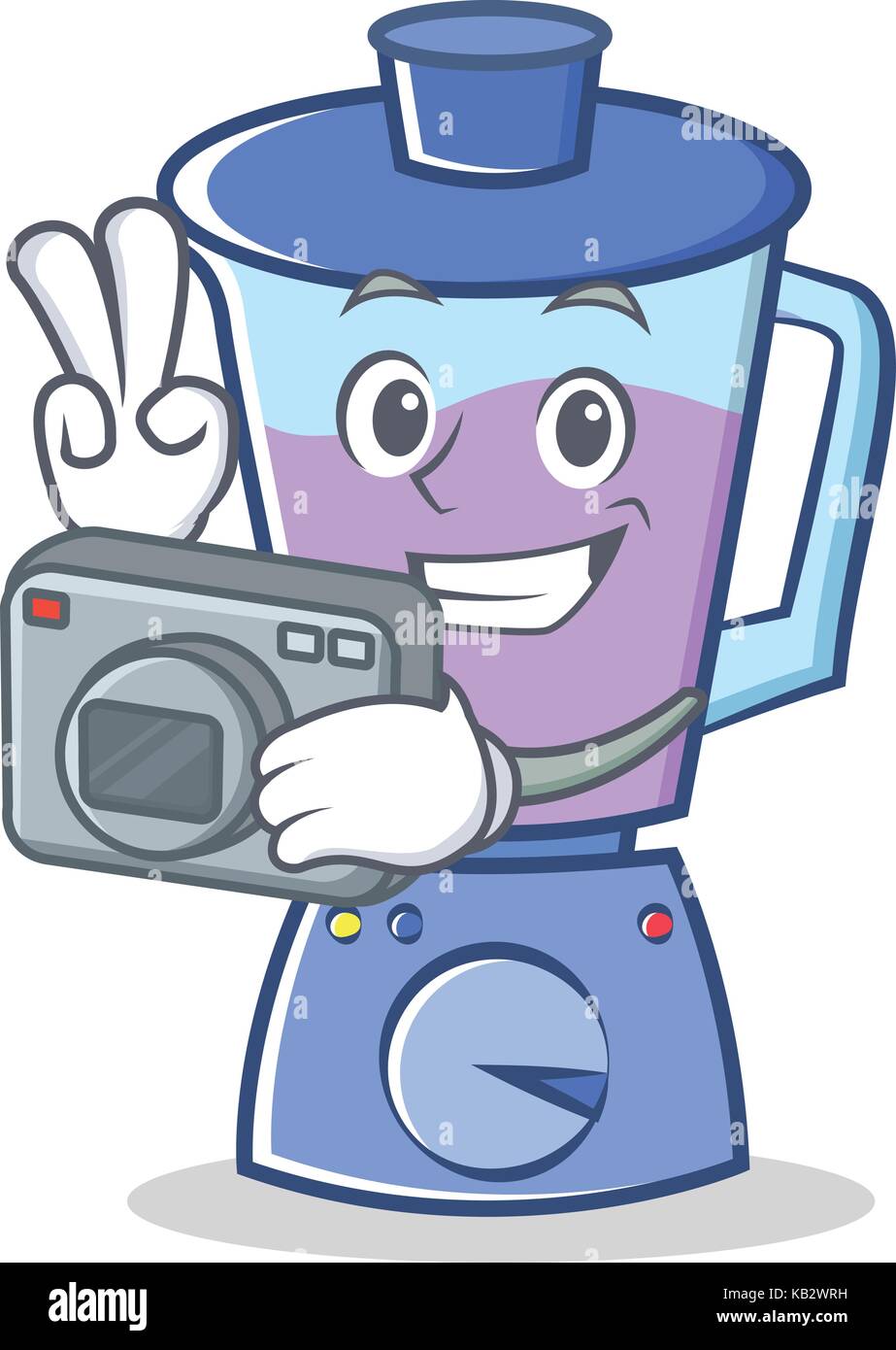 Photography blender character cartoon style Stock Vector Image & Art ...