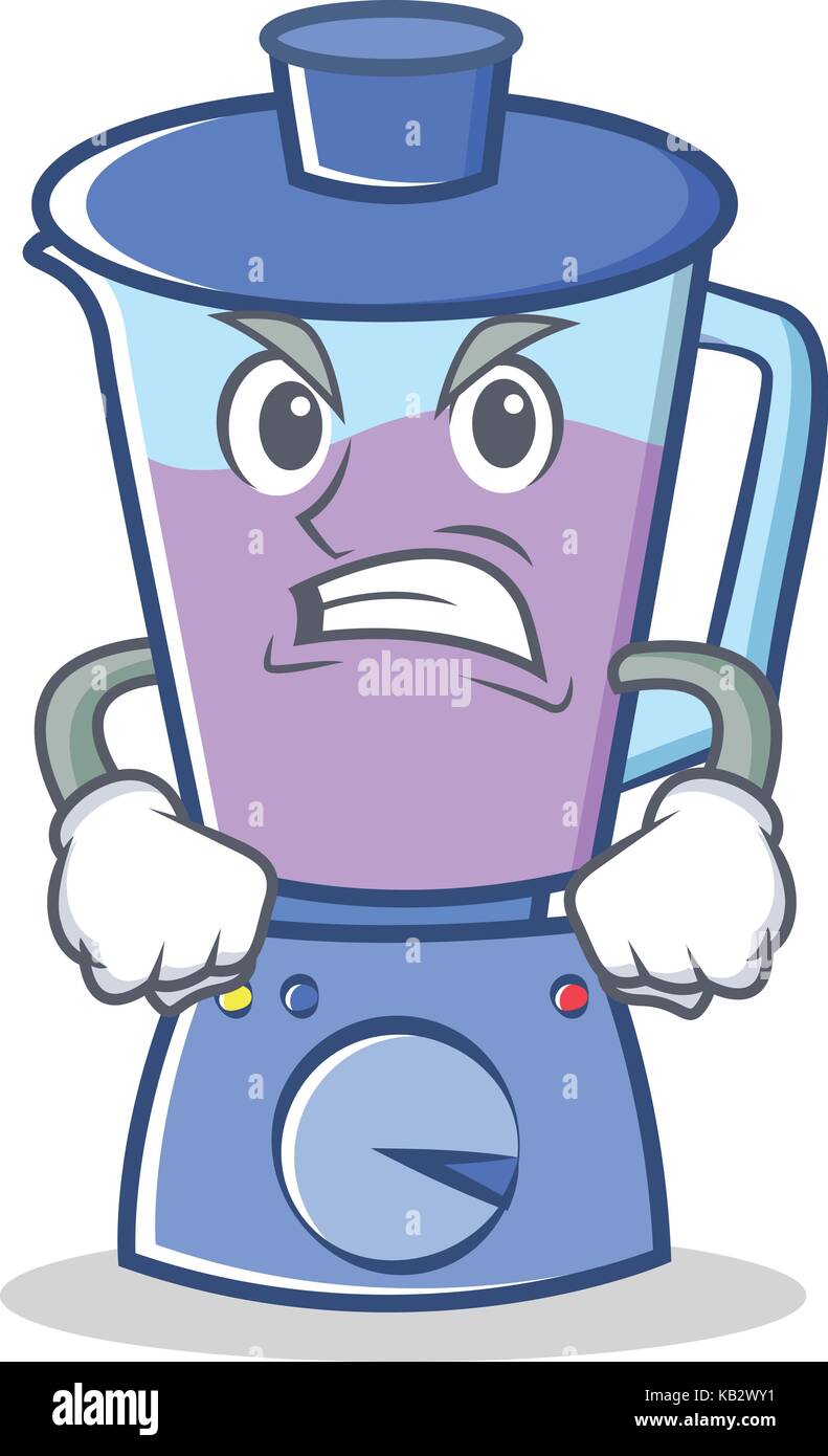 Angry blender character cartoon style Stock Vector Image & Art - Alamy