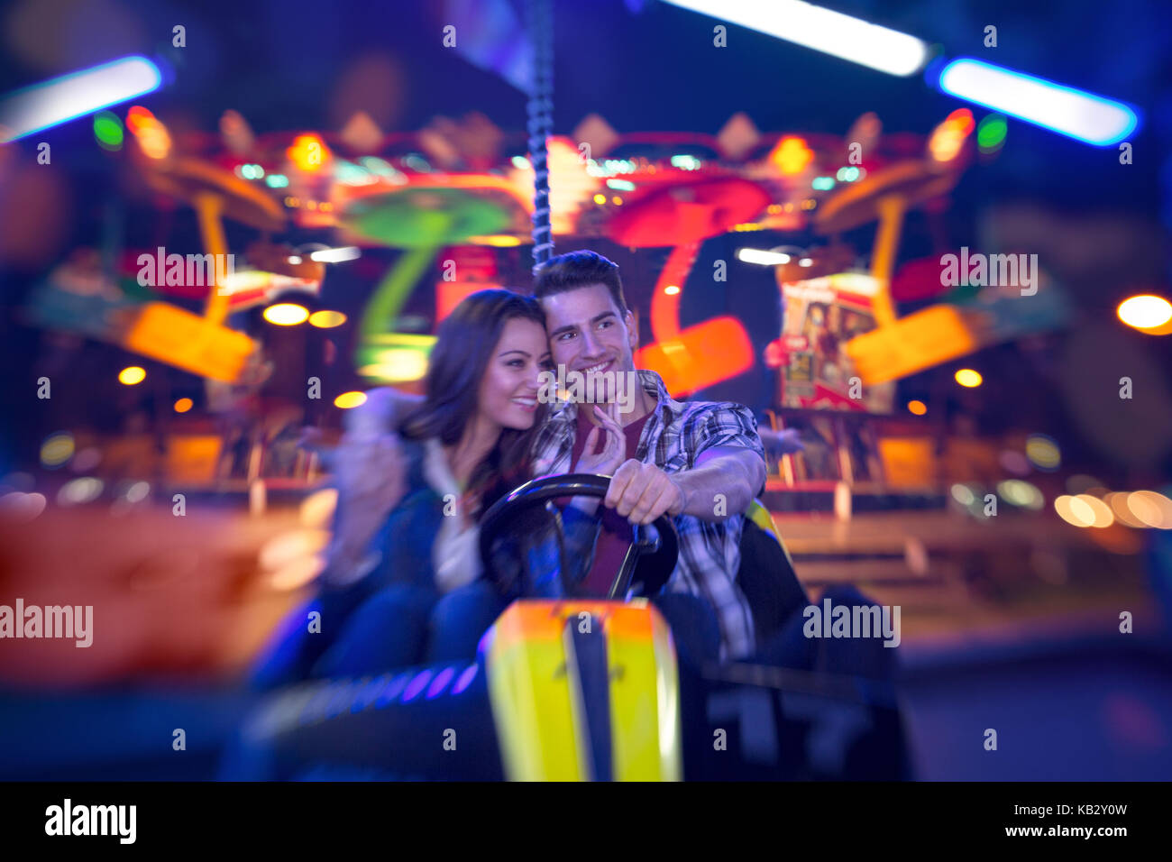 Bumper car carousel hi-res stock photography and images - Alamy