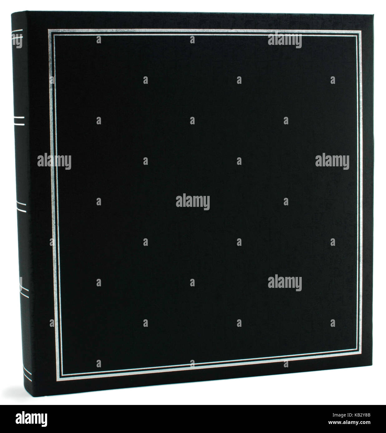 Black leather photo album cover isolated white background Stock Photo ...