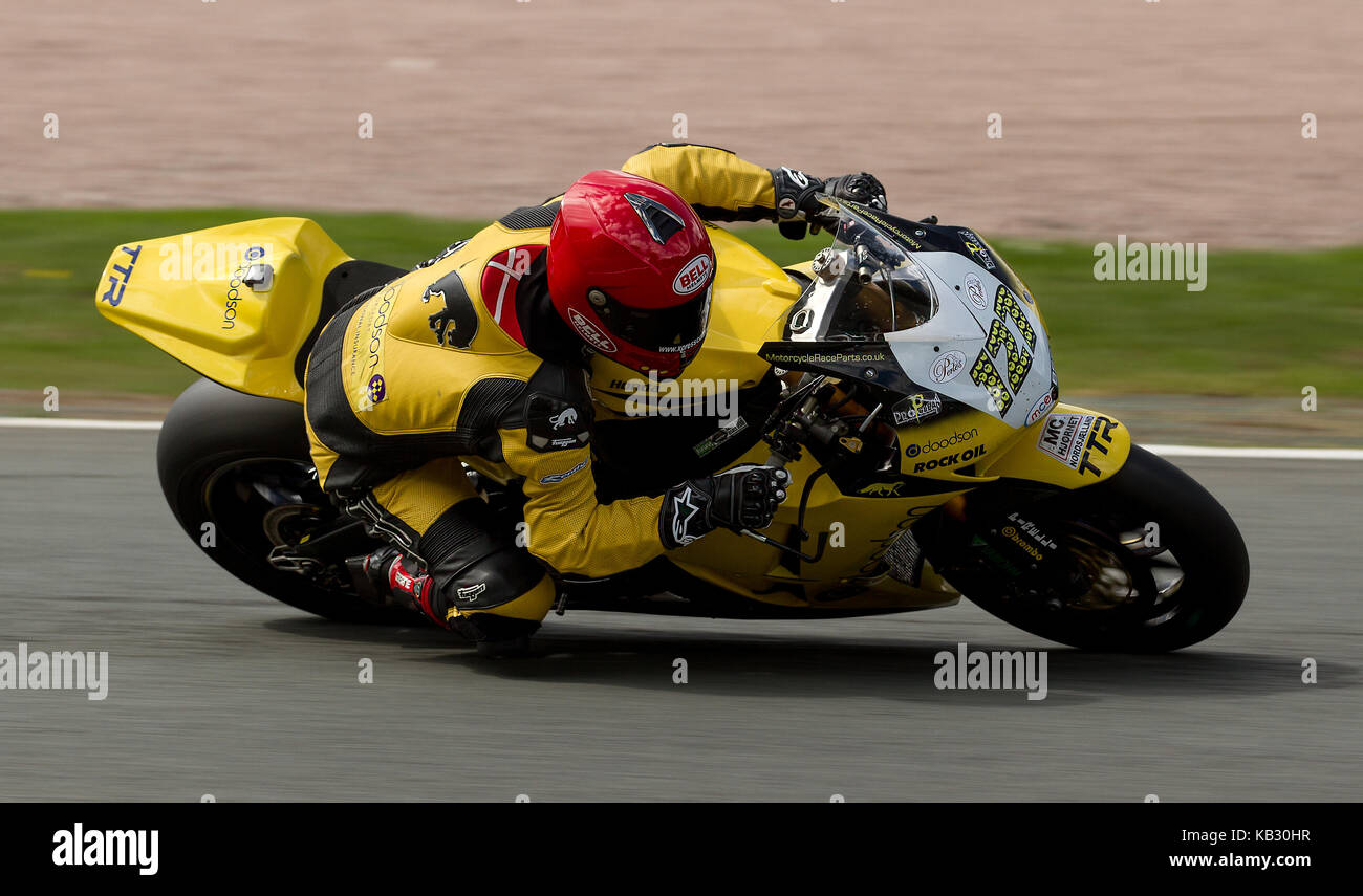 Riders From British superbike championship at Oulton Park, England, UK ...