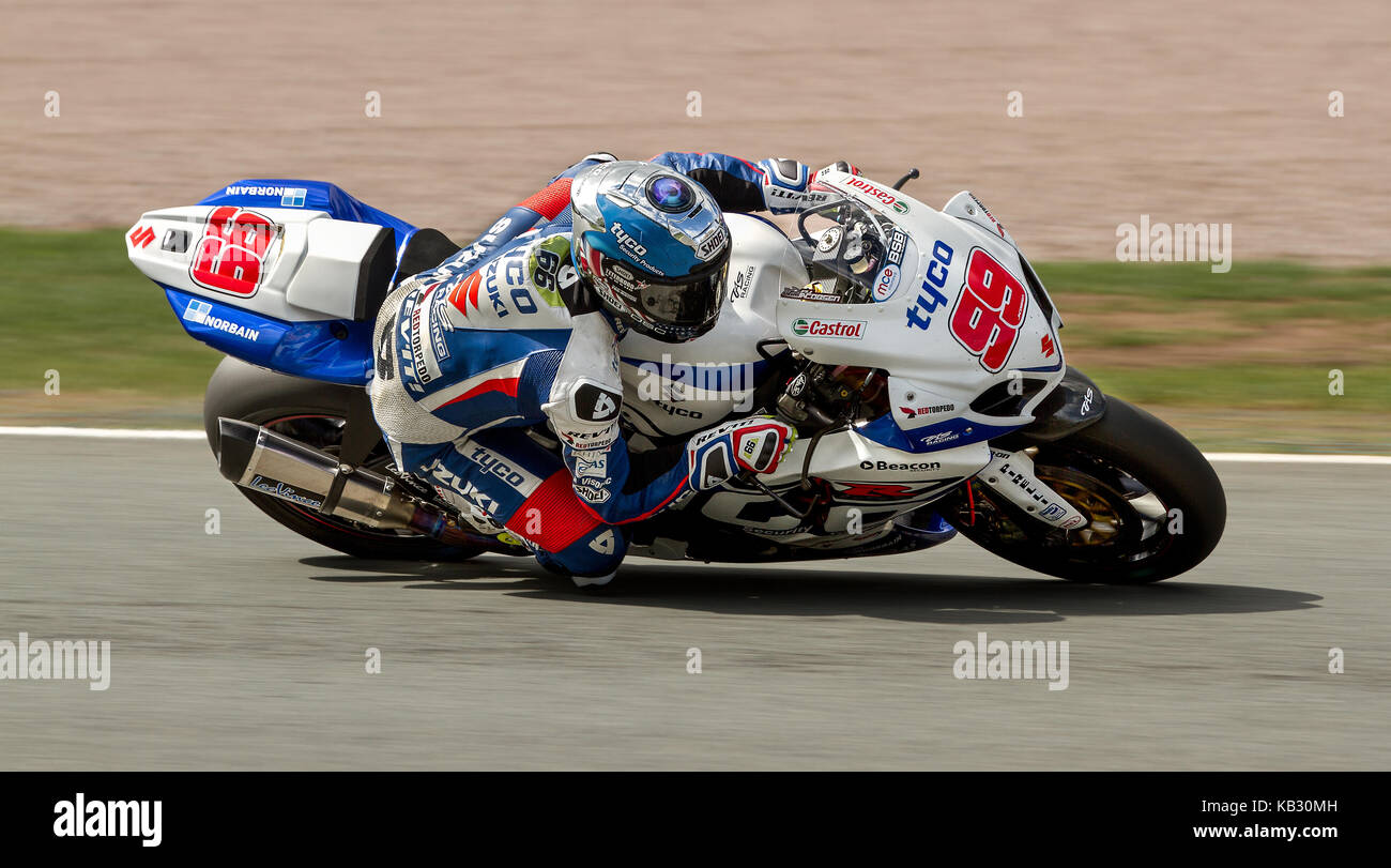 Riders From British superbike championship at Oulton Park, England, UK ...