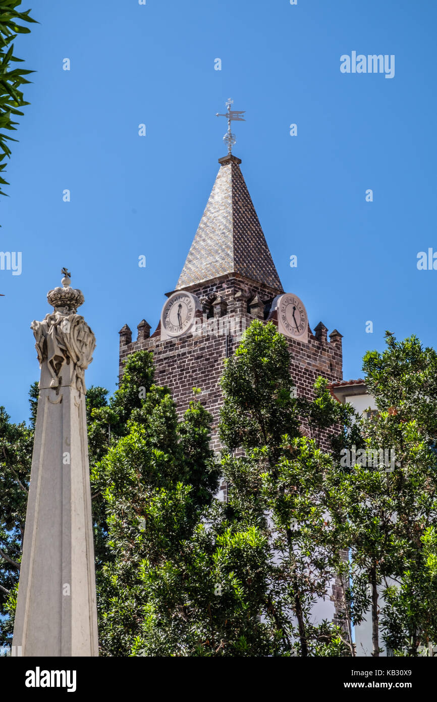 Funchal Cathedral, Madeira Island Stock Photo - Alamy
