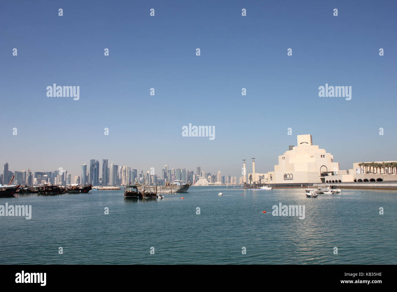 Doha Corniche, Qatar Stock Photo - Alamy