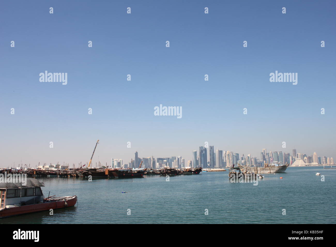 Doha Corniche, Qatar Stock Photo - Alamy