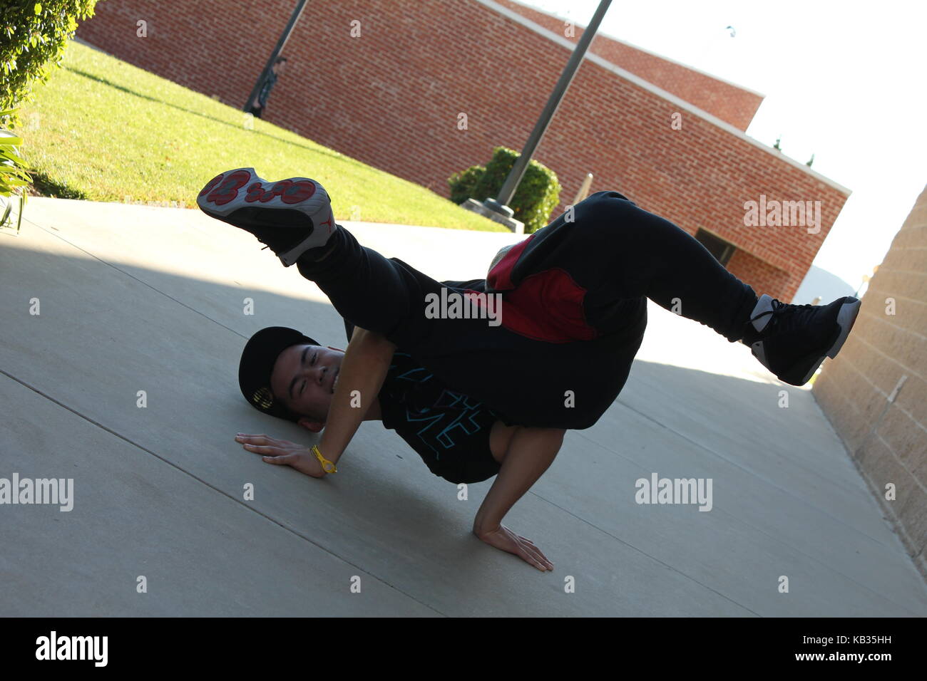 Hand Standing Man Stock Photo - Alamy