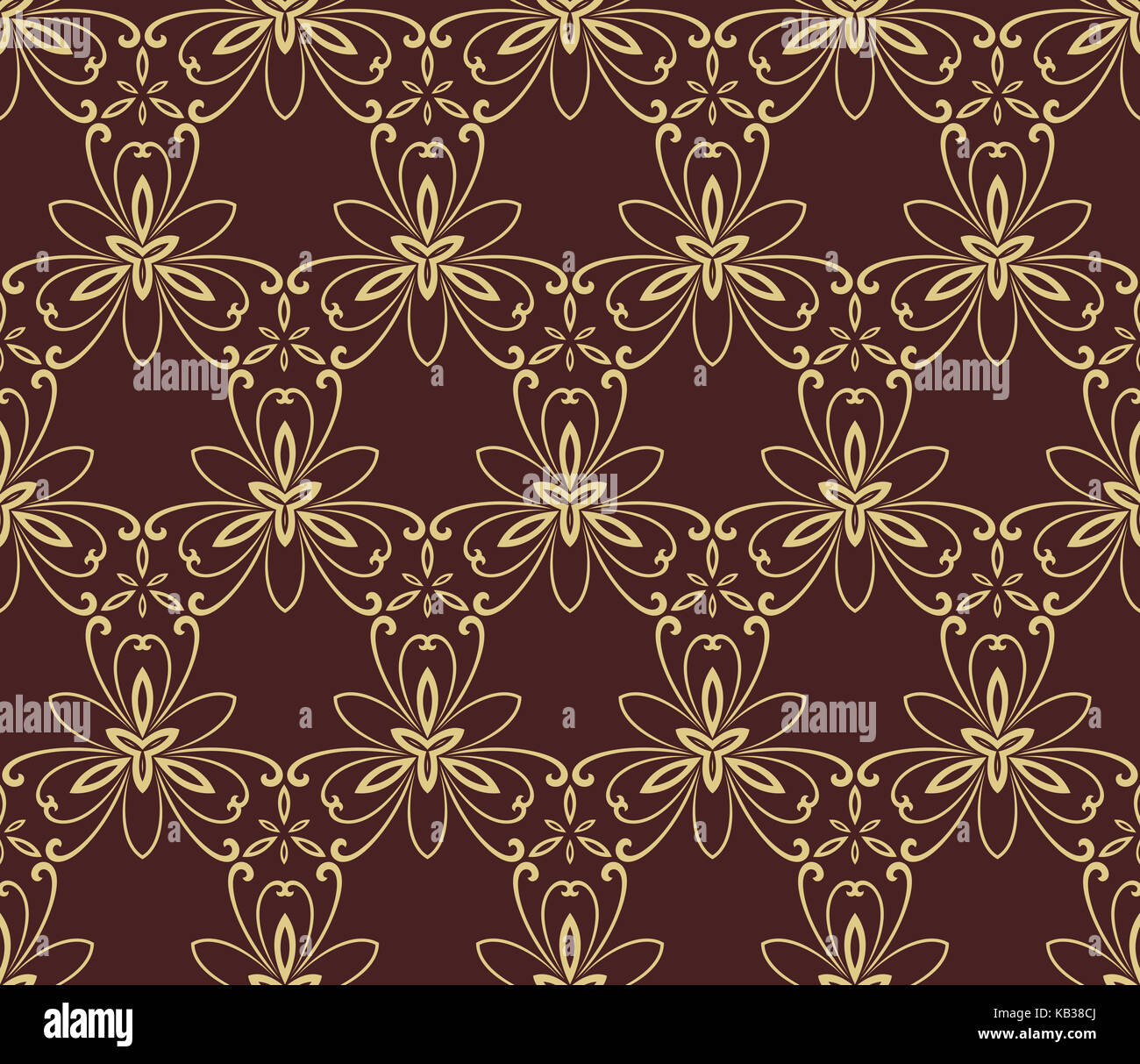 Floral Fine Seamless Pattern Stock Photo - Alamy