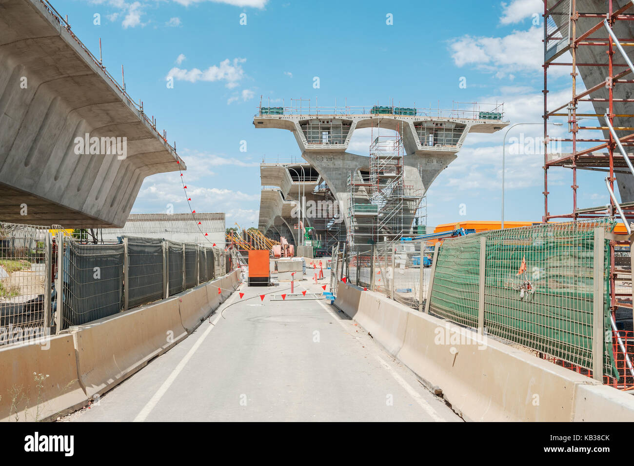 fragment view of the road under reconstruction Stock Photo - Alamy