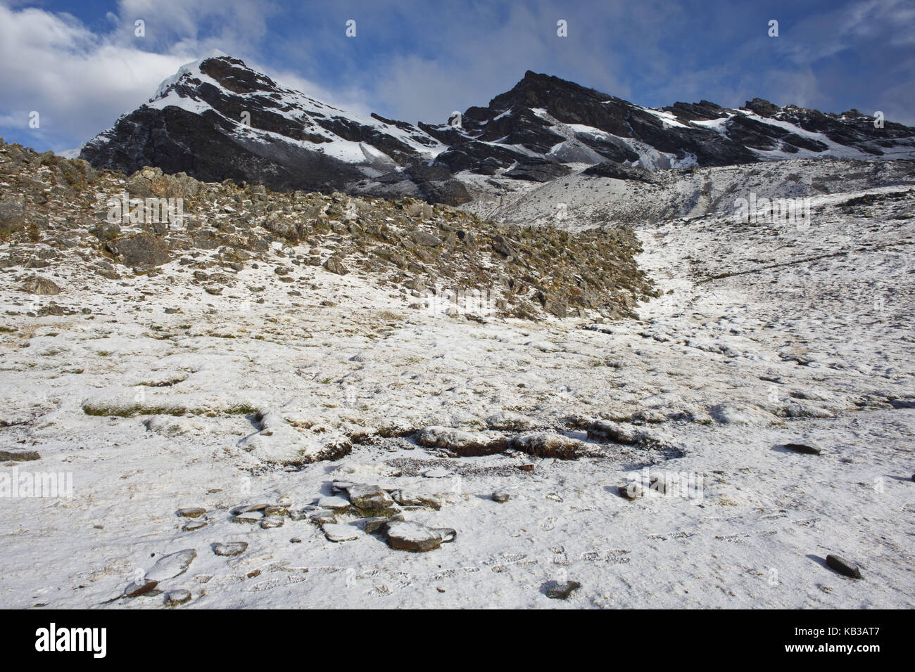 Bolivia, Cordillera Apolobamba, snow Stock Photo - Alamy