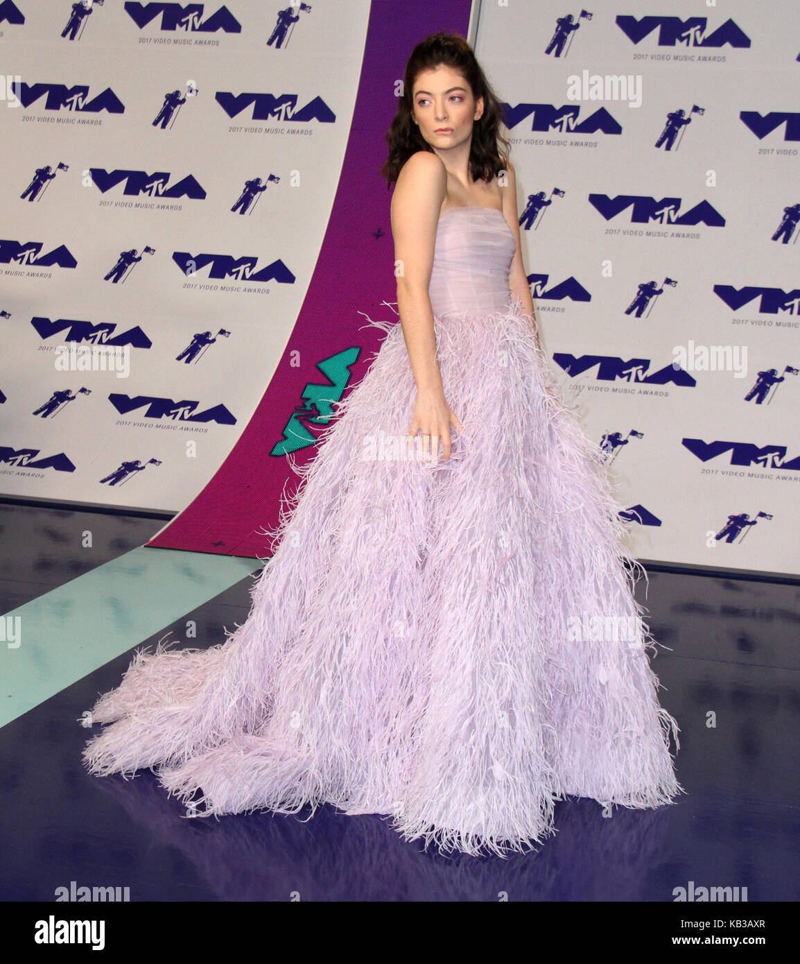 2017 MTV Video Music Awards (VMA) held at the Forum in Inglewood ...