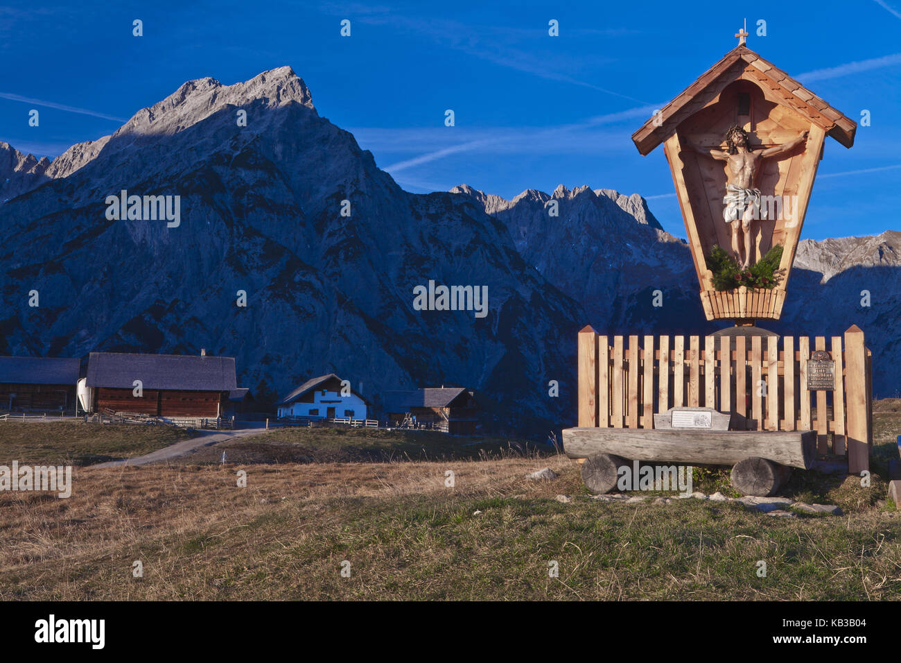Austria, Tyrol, Gnadenwald (municipality), Walder alp Stock Photo - Alamy