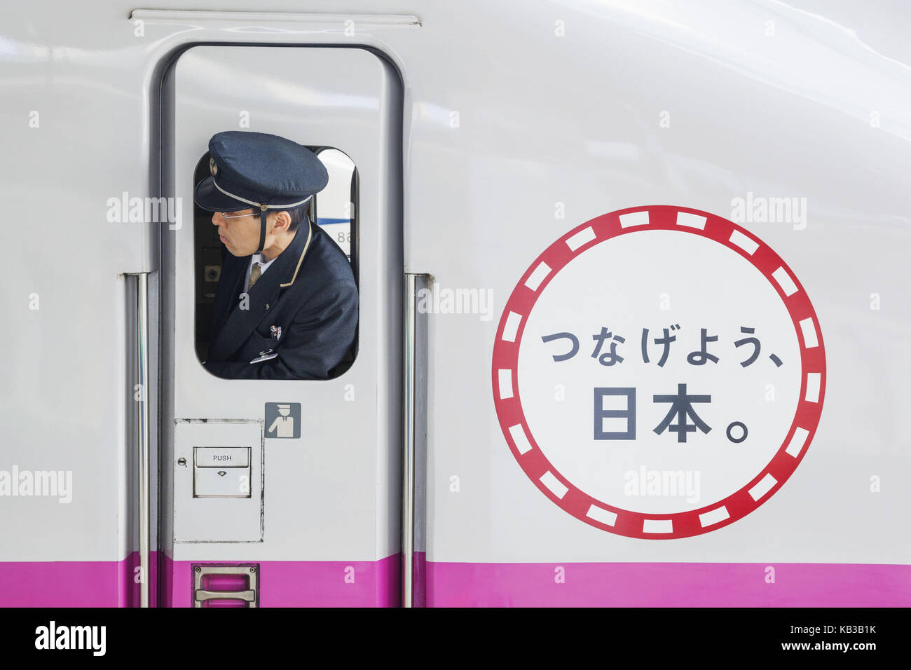 Japan, Honshu, Tokyo, railway station, Tokyo station, Shinkansen high ...