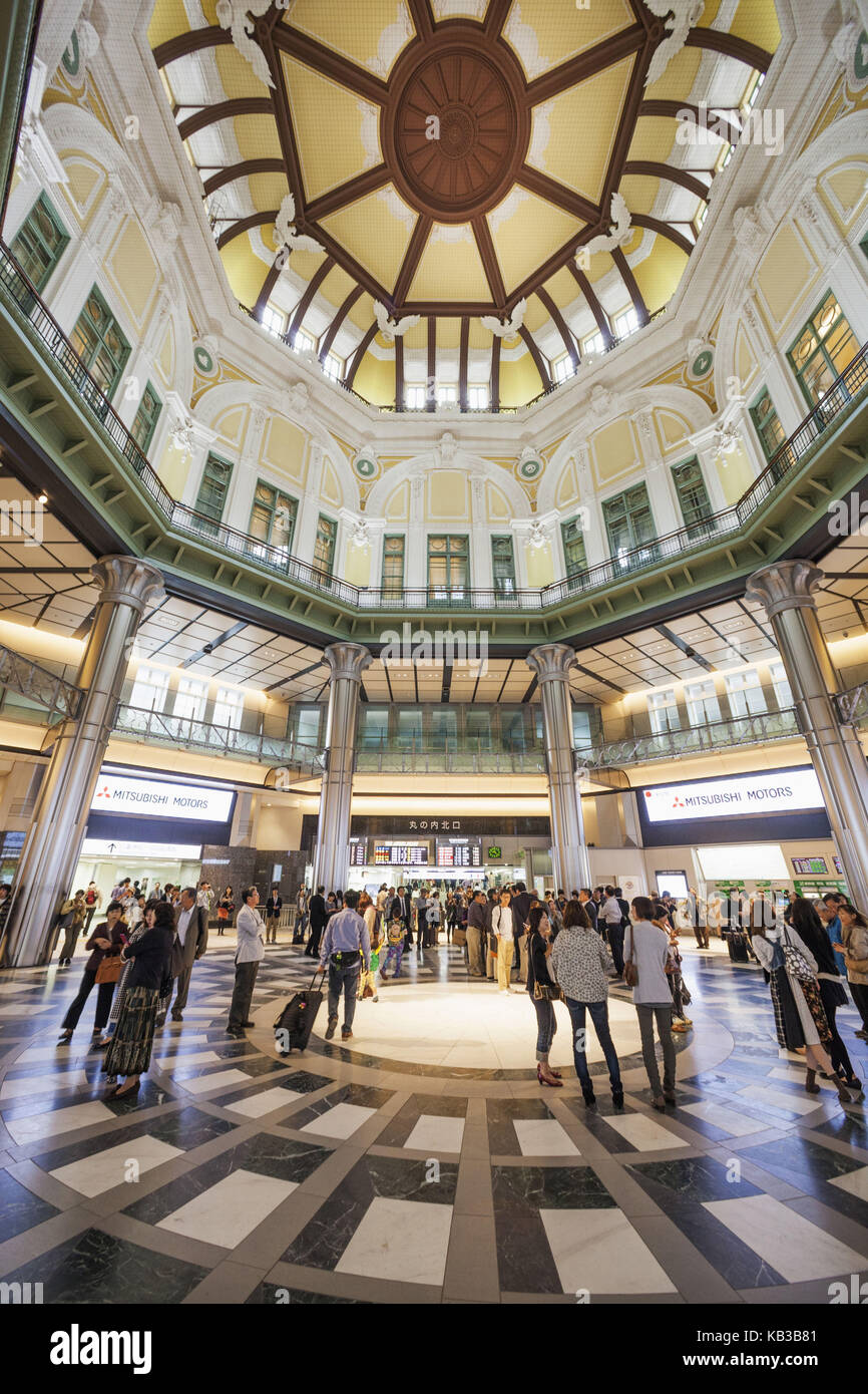 Japan, Honshu, Tokyo, railway station, Tokyo station, inside Stock ...