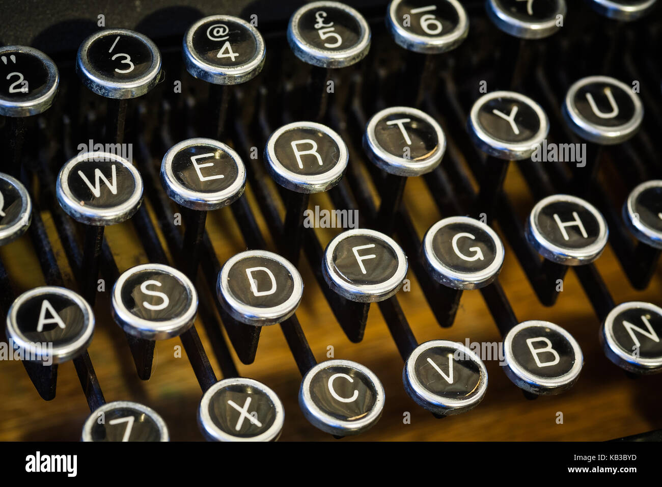 Typewriter keys / keyboard Stock Photo - Alamy