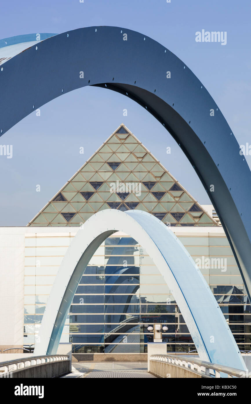 Japan, Honshu, Aichi, Nagoya, harbour, Nagoya port, bridge, Nagoya port ...