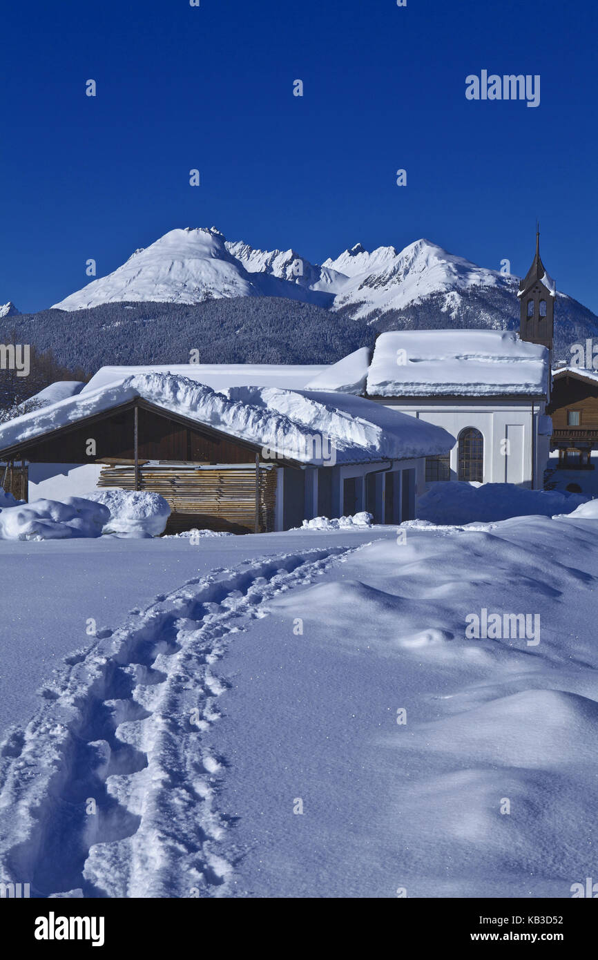 Austria, Tyrol, Obsteig, winter Stock Photo - Alamy