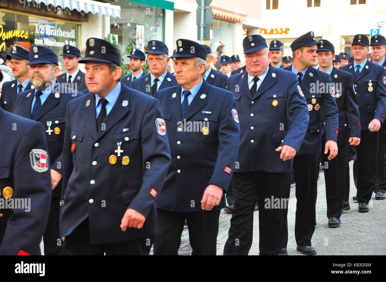 Germany, Bavaria, Garmisch-Partenkirchen, fire festival, fixed ...