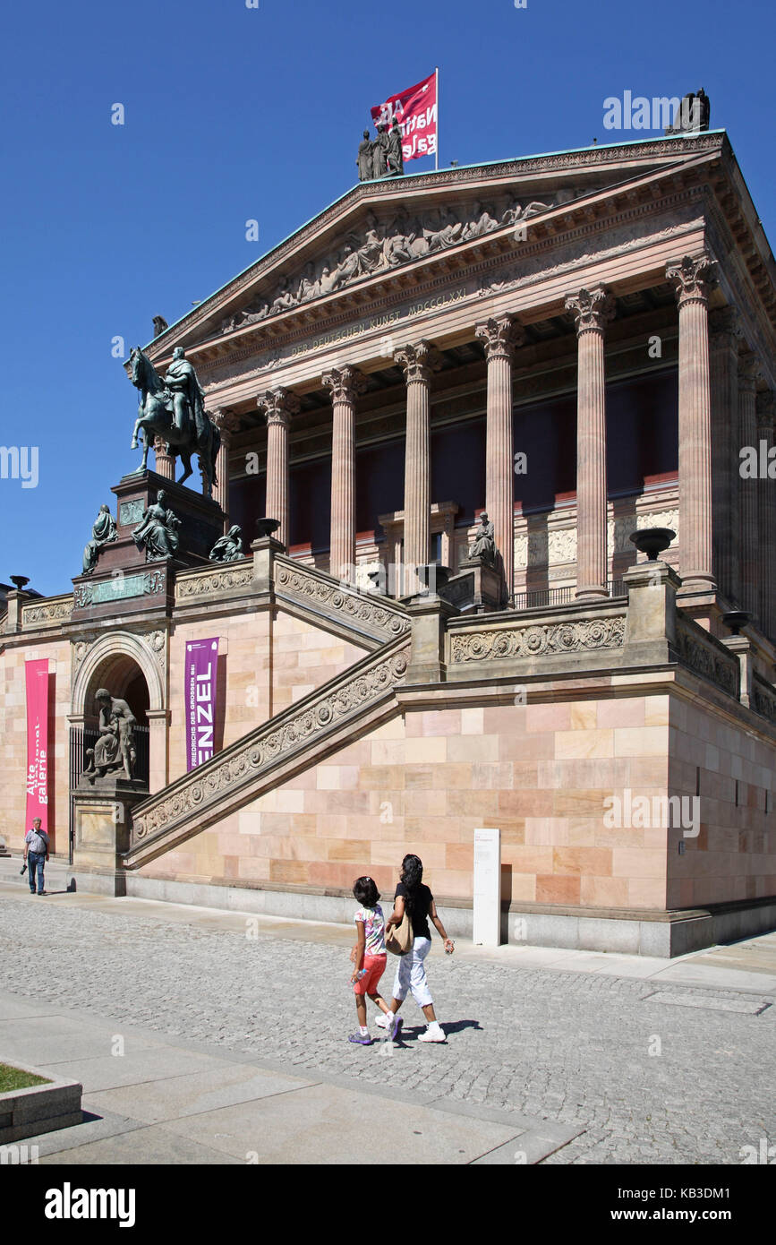Berlin, old national gallery Stock Photo - Alamy