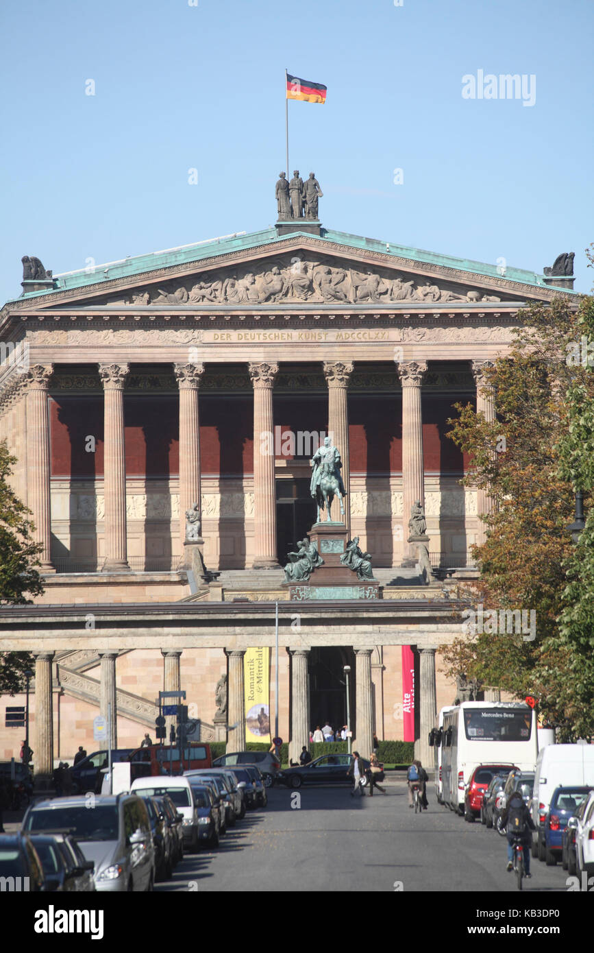 Berlin, old national gallery Stock Photo - Alamy
