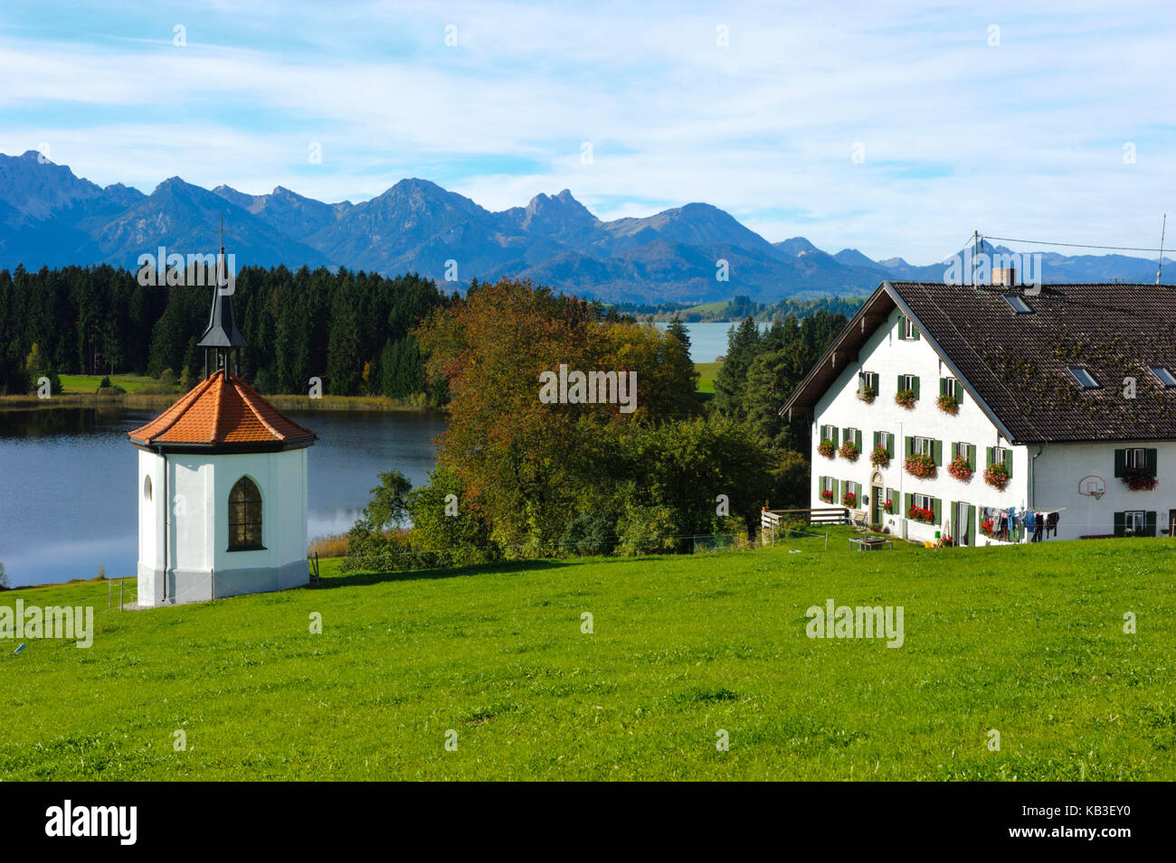 Church at forggensee hi-res stock photography and images - Alamy