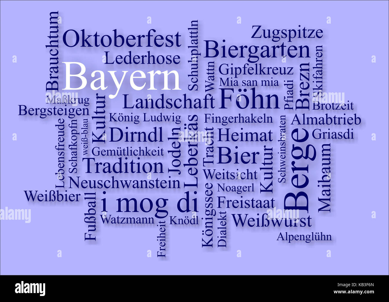 Definitions to the topic Bavaria Stock Photo - Alamy