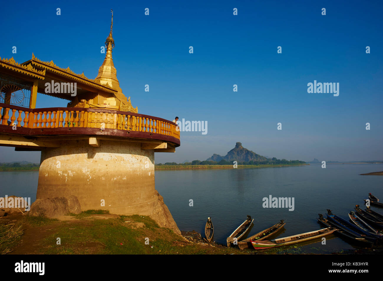 Shwe Yin Myaw Pagode, Myanmar, Asia Stock Photo - Alamy