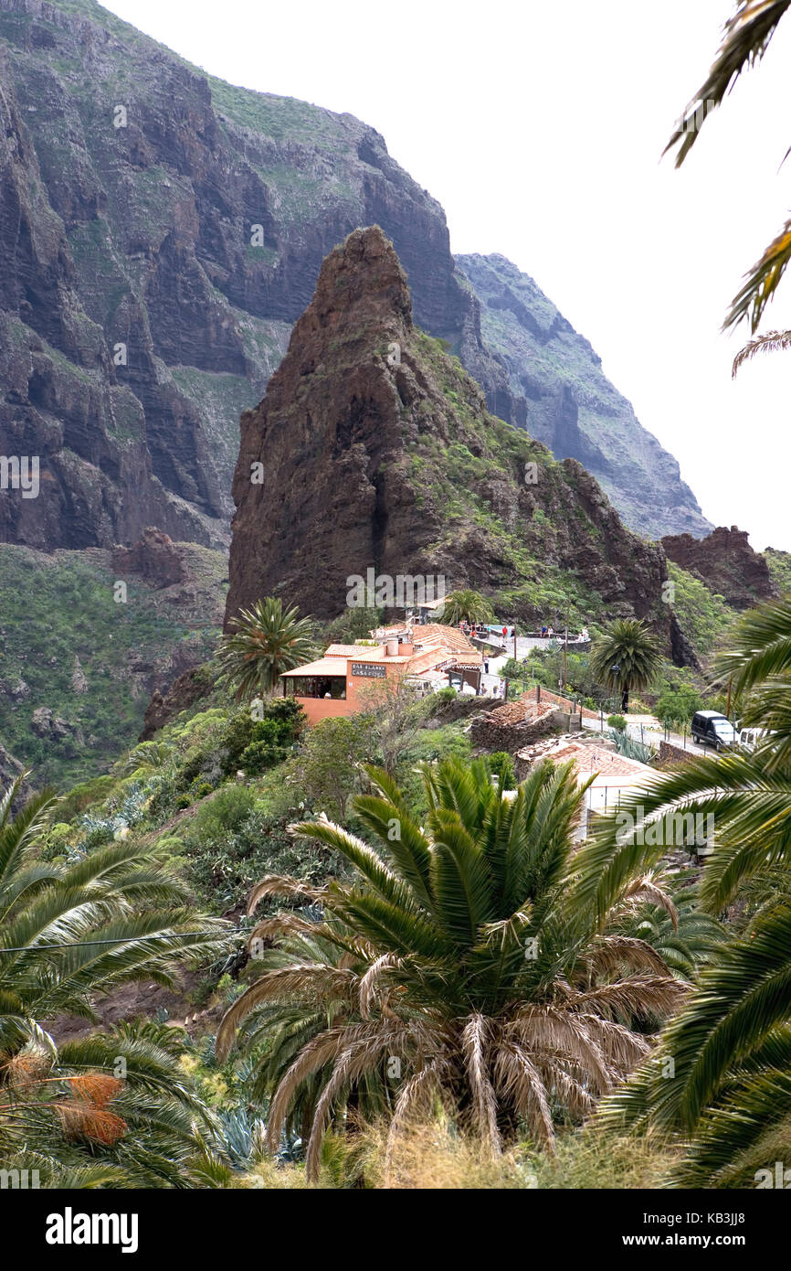 Masca, mountain village, Teno mountains Stock Photo - Alamy