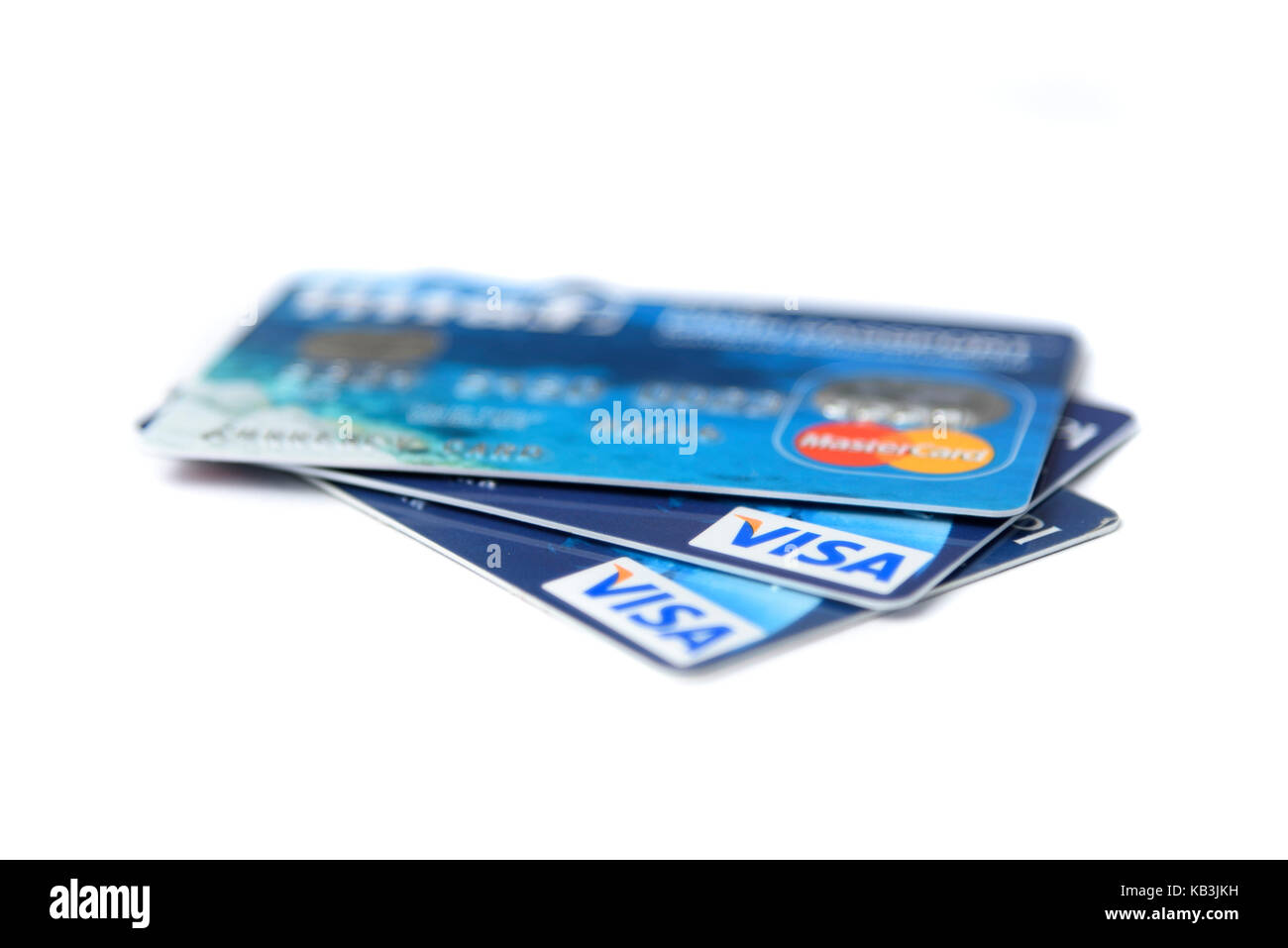 Credit cards money uk Cut Out Stock Images & Pictures - Alamy