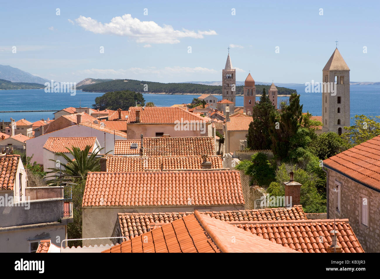 Croatia, island Rab, Rab, island capital Stock Photo - Alamy