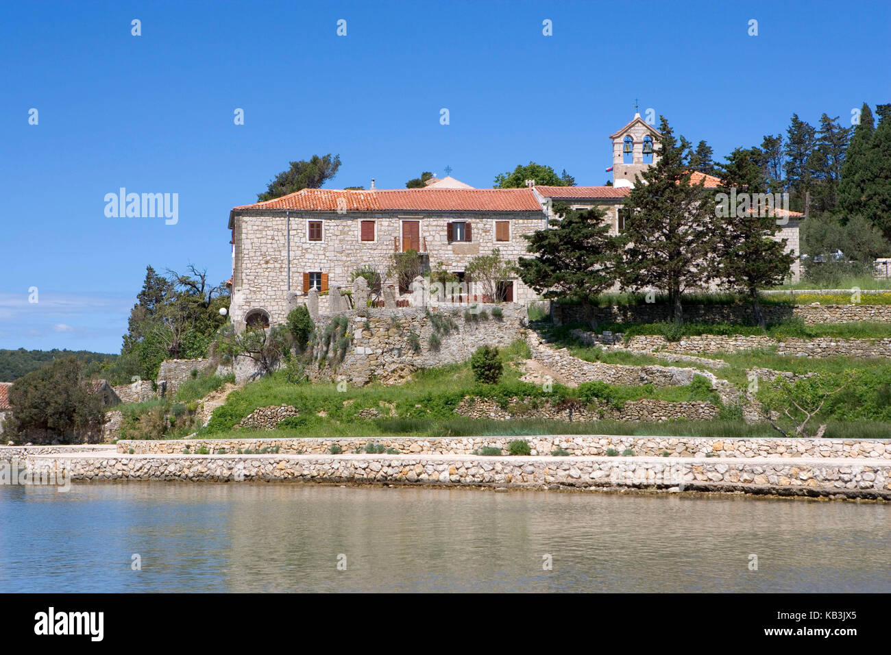 Croatia, island Rab, Kampor, cloister of Holy Eufemija Stock Photo - Alamy