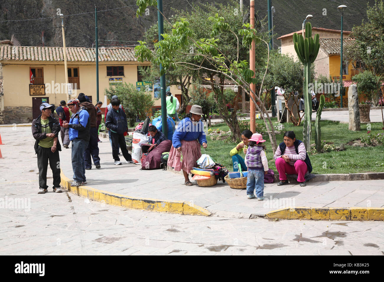 Peru, Ollantaytambo, Ollanta Stock Photo - Alamy