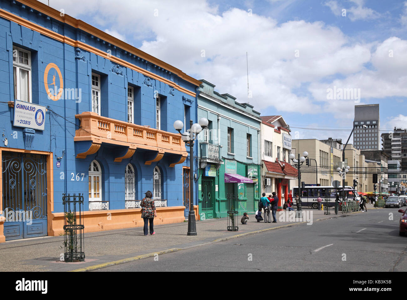 Chile, Temuco, village view Stock Photo - Alamy