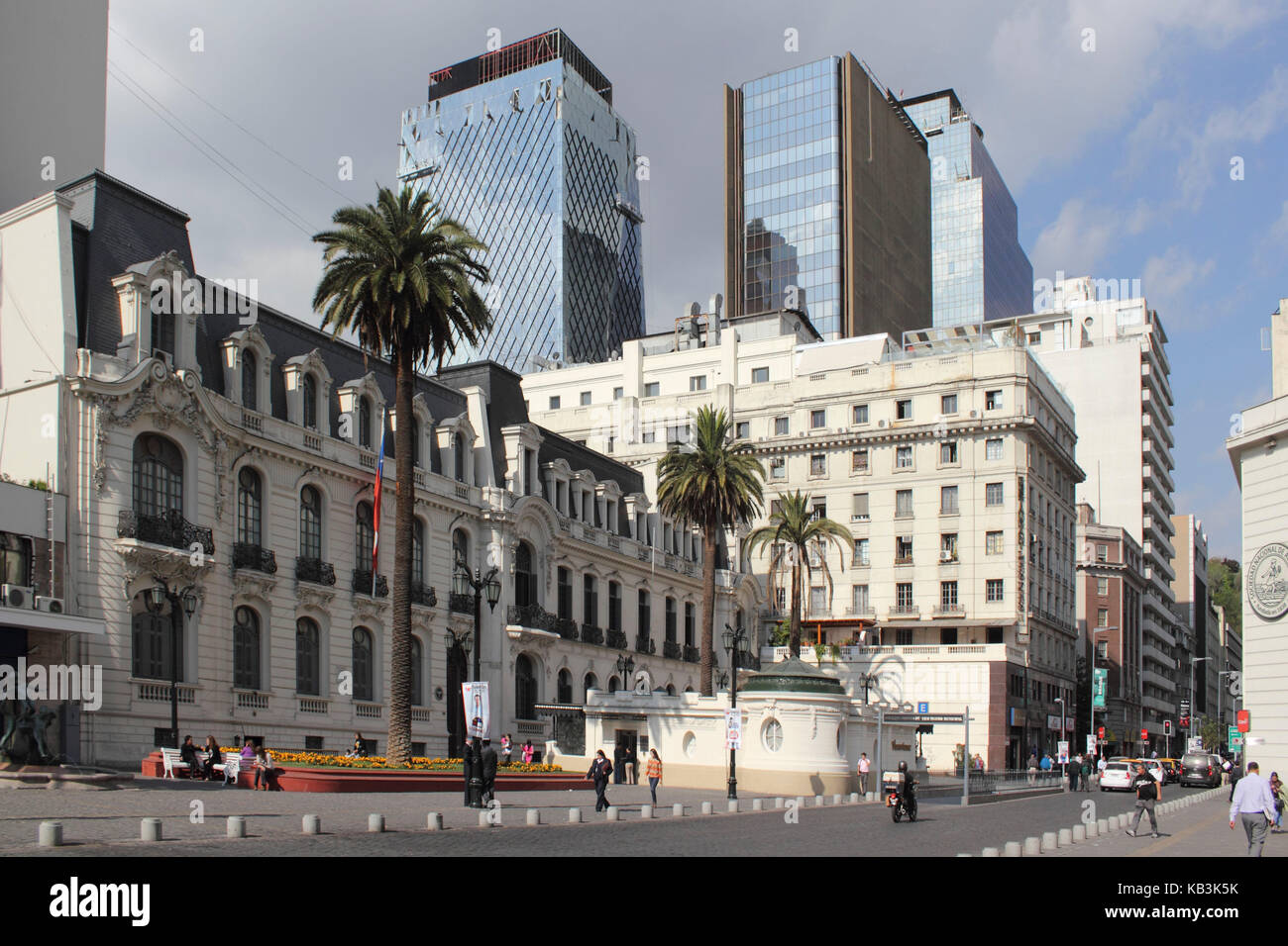 Chile, Santiago, townscape Stock Photo - Alamy